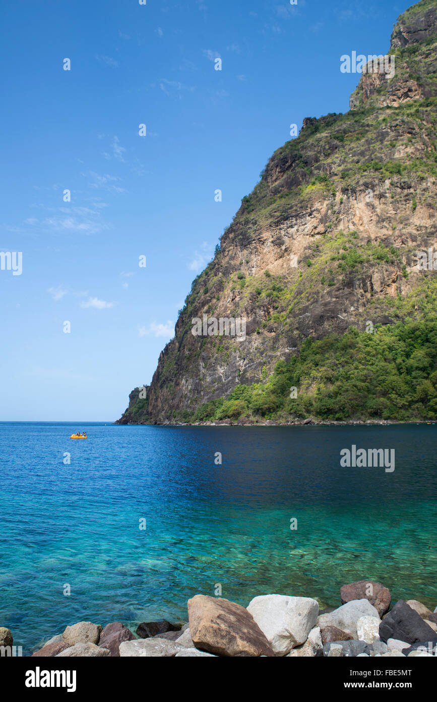 St lucia piton beach hi-res stock photography and images - Alamy