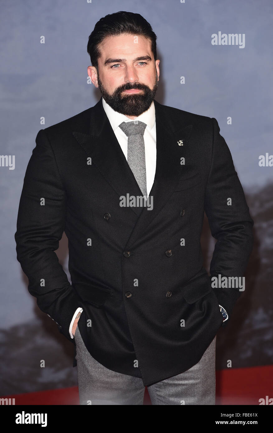 London, UK. 14th January, 2016. Ant Middleton at the UK Premiere of The ...
