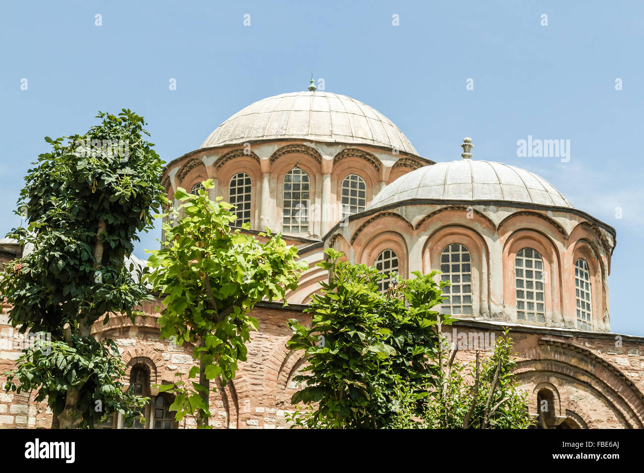 Exterior of Chora Church, ancient Byzantine Church in Istanbul, Turkey ...