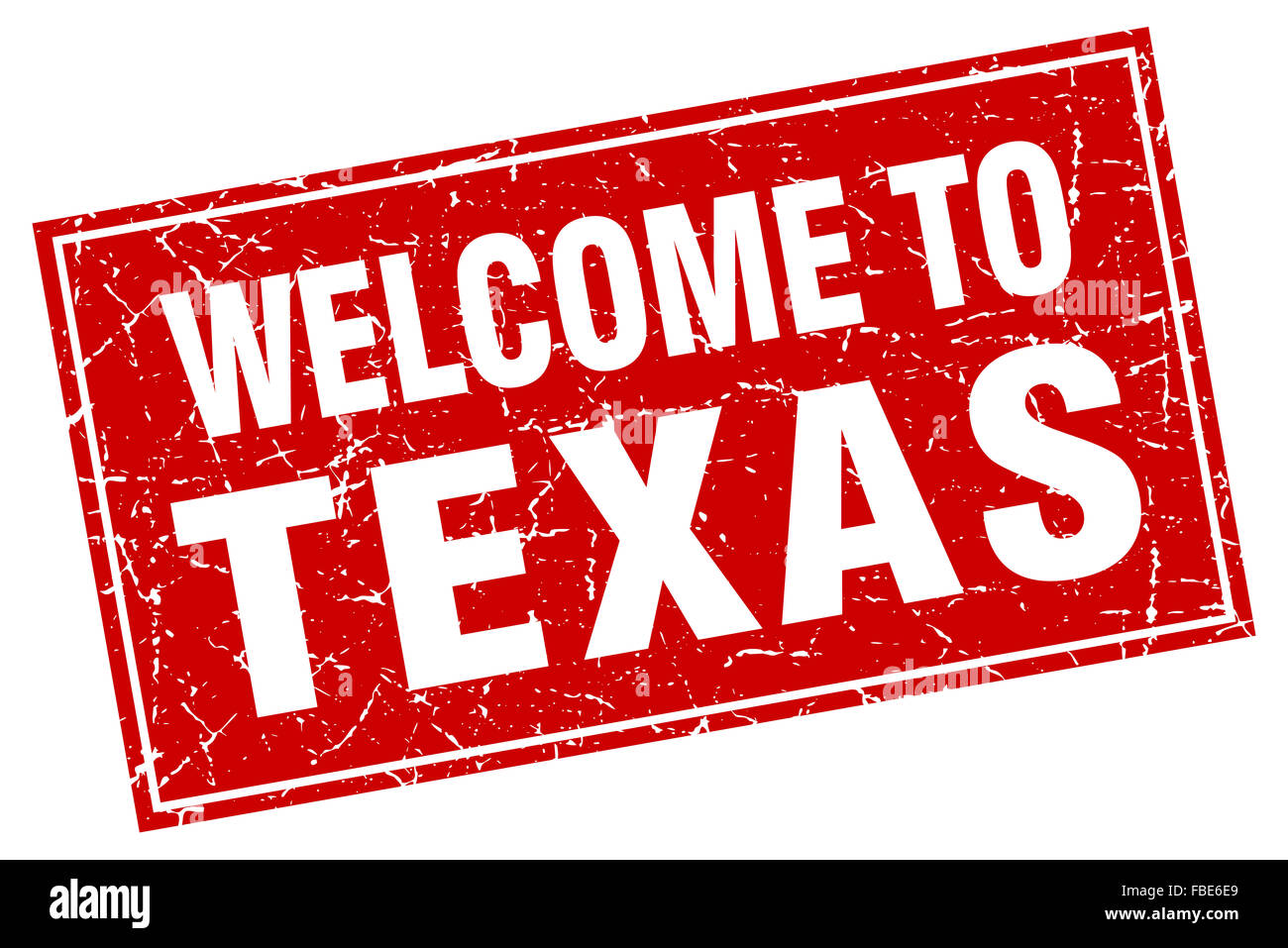 Vintage welcome to texas sign hi-res stock photography and images - Alamy