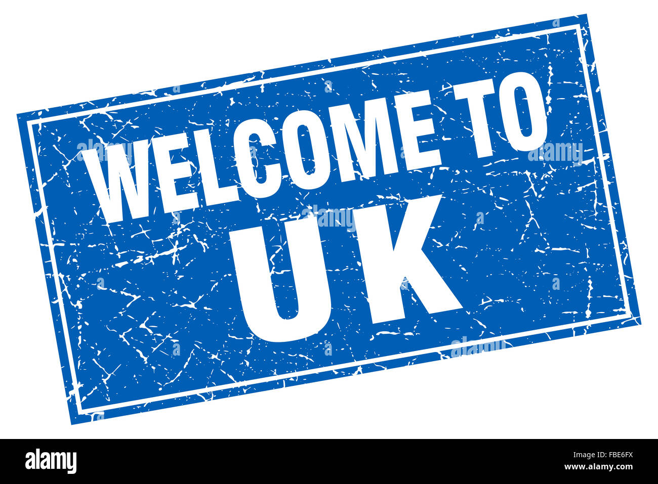 Welcome to sign uk Cut Out Stock Images & Pictures - Alamy