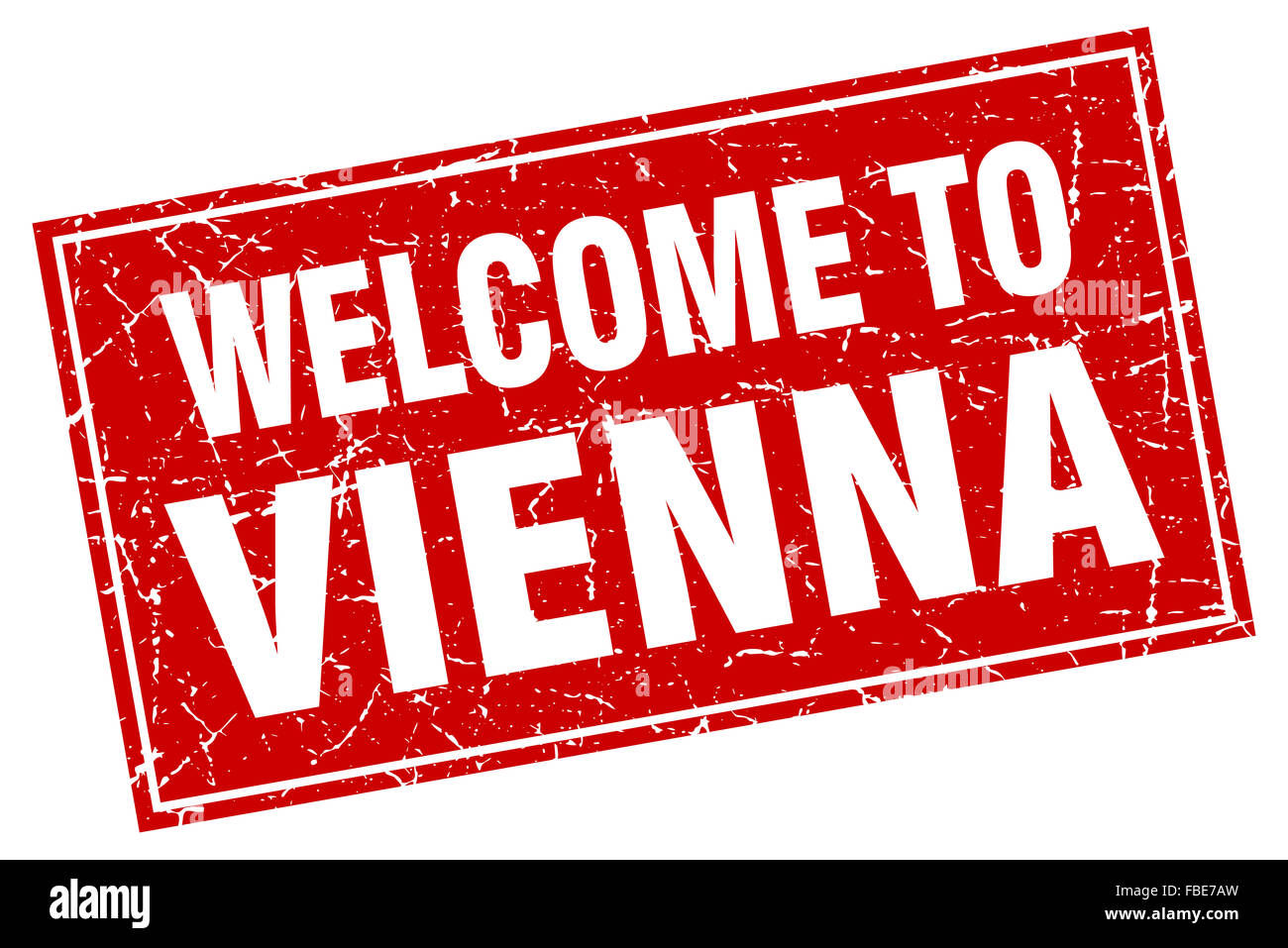 Welcome vienna stamp Cut Out Stock Images & Pictures - Alamy