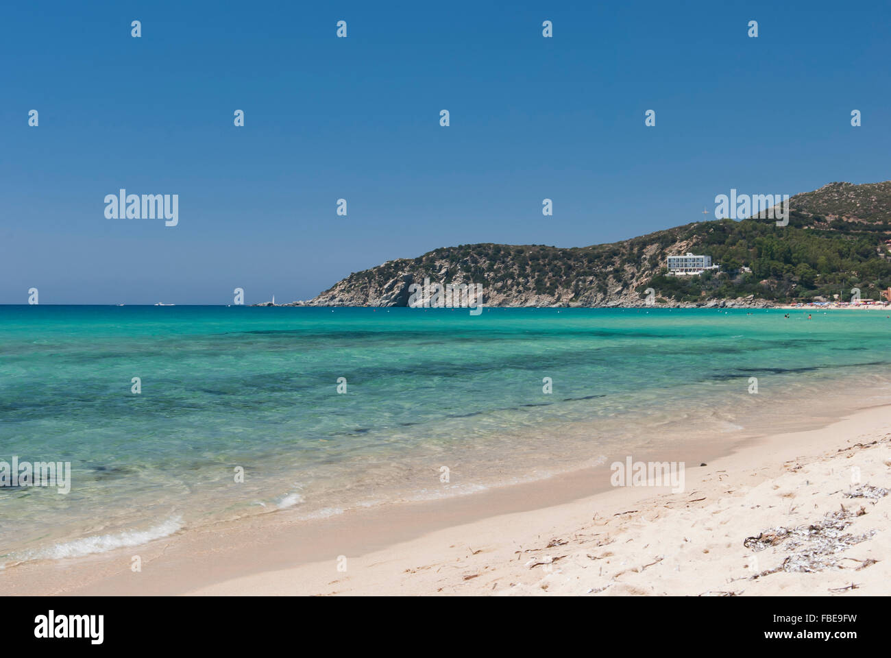 Colors of Sardinia. Solanas beach Stock Photo - Alamy