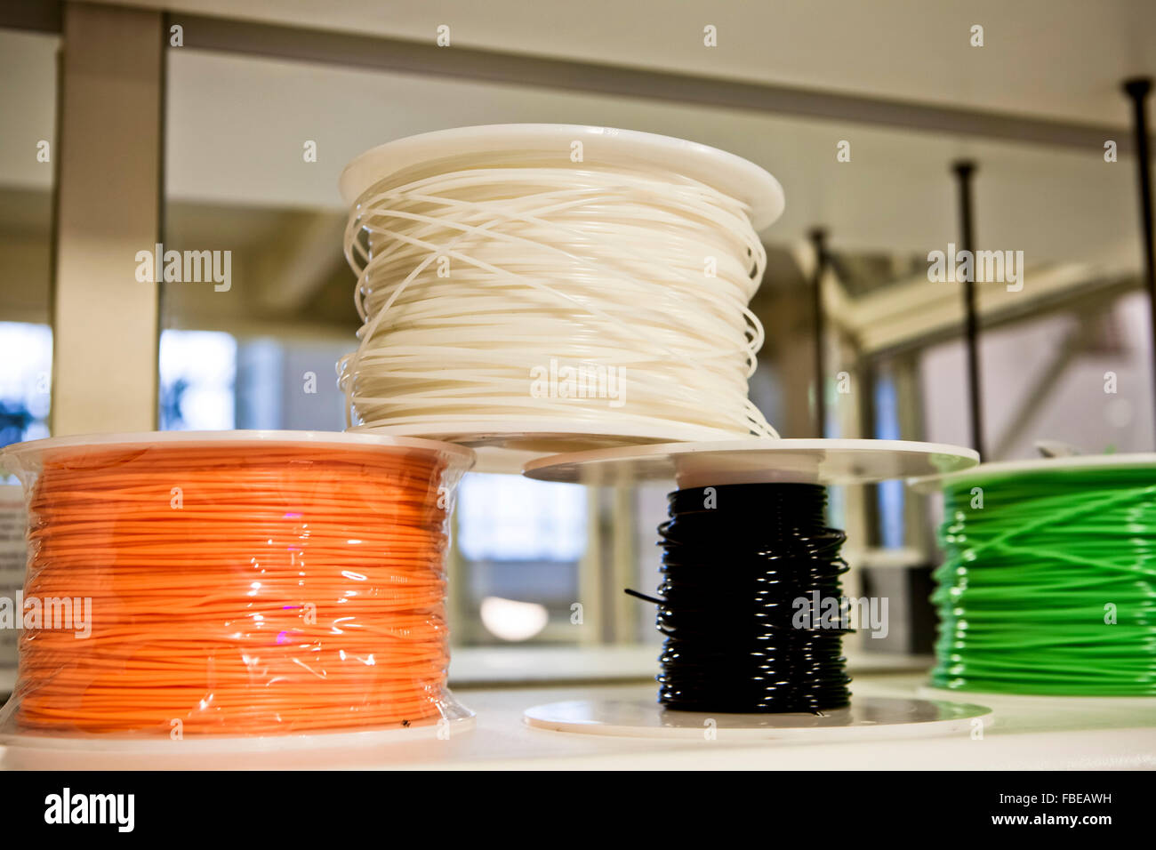 polymer coils for 3d printer Stock Photo - Alamy