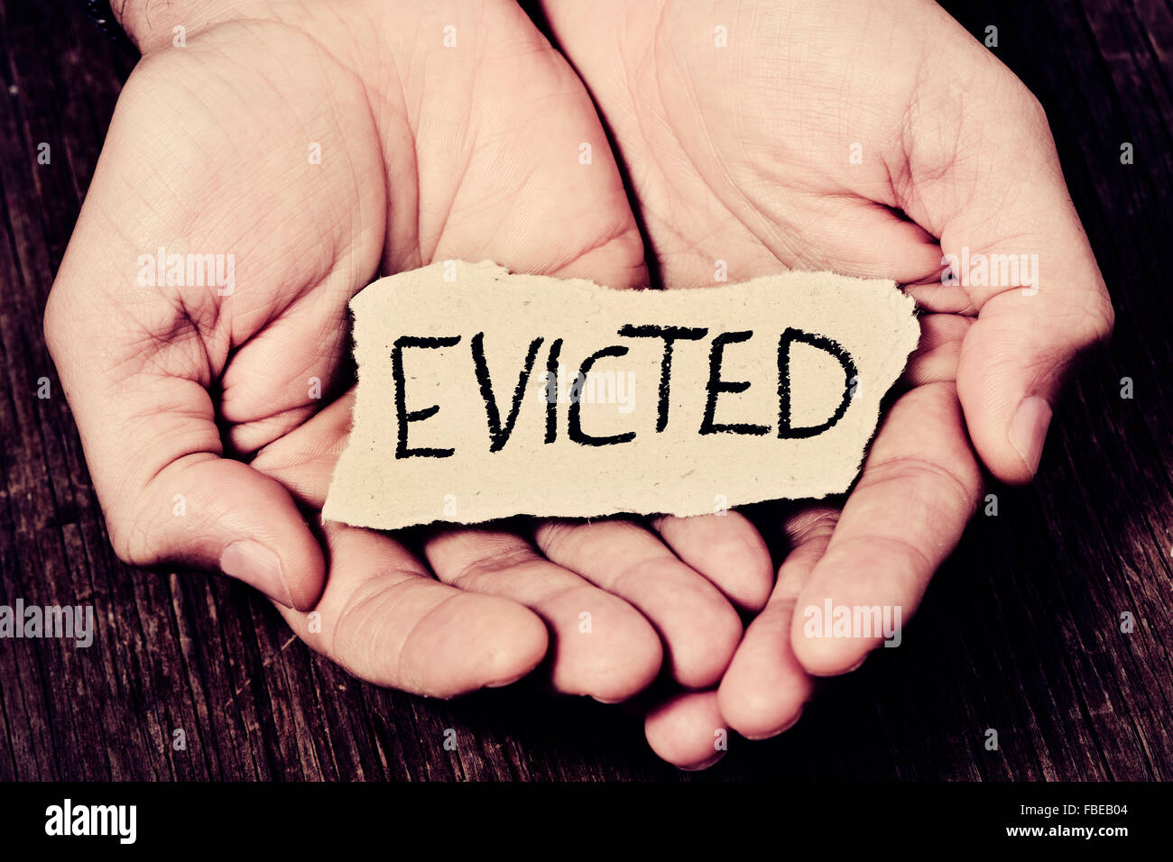 Evicted word hi-res stock photography and images - Alamy