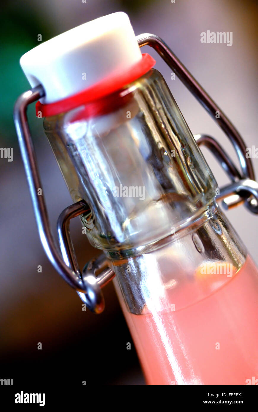 pink pop / ceramic bottle top Stock Photo - Alamy