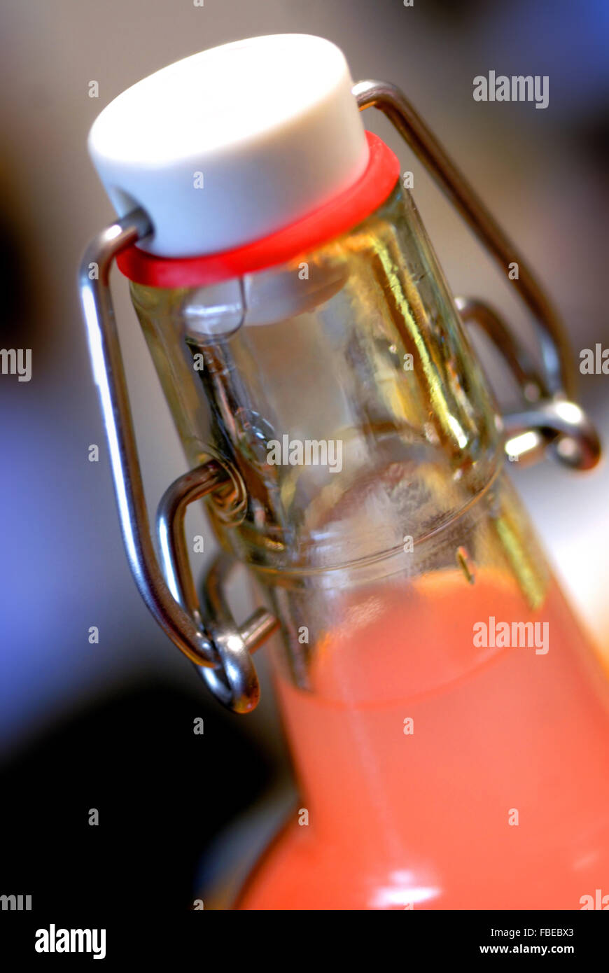 pink pop / ceramic bottle top Stock Photo - Alamy