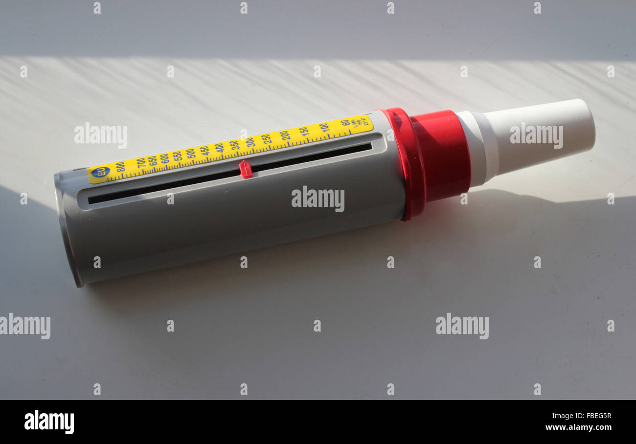 PEAK FLOW METER Stock Photo - Alamy