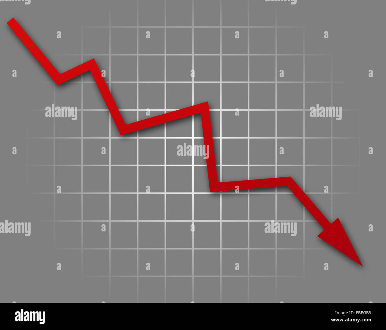 Graph down hi-res stock photography and images - Alamy