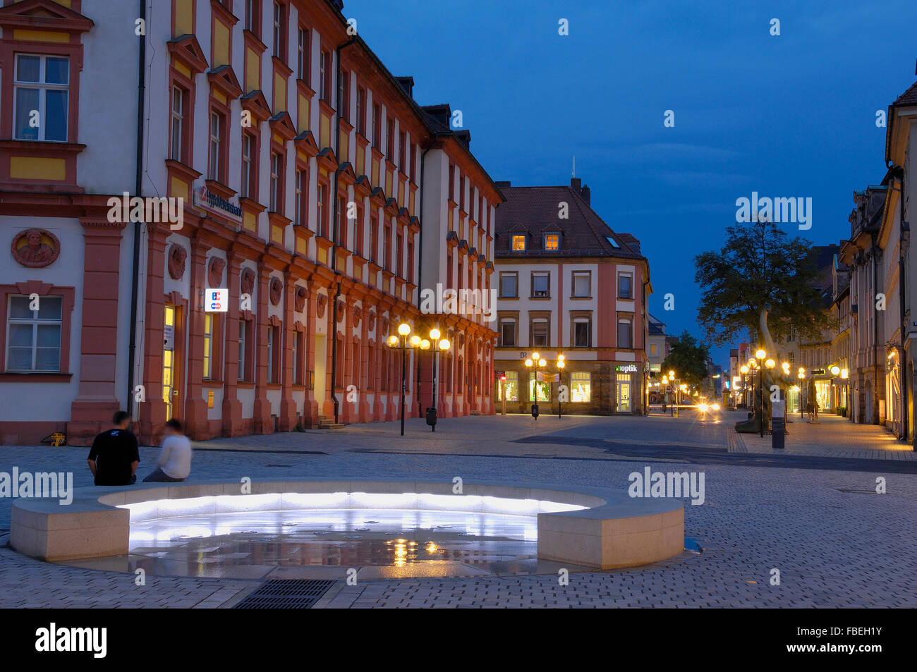 Bayreuth, Altes Schloss, Old Castle, Maximilian street, Upper Franconia ...
