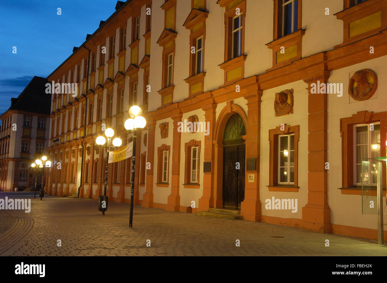 Bayreuth, Altes Schloss, Old Castle, Maximilian street, Upper Franconia ...