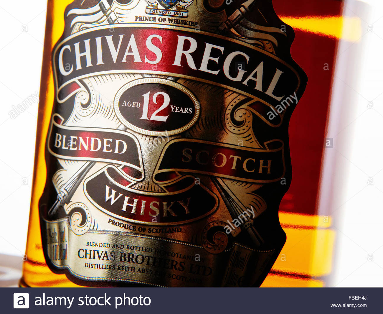 Whisky Chivas Regal High Resolution Stock Photography and Images - Alamy
