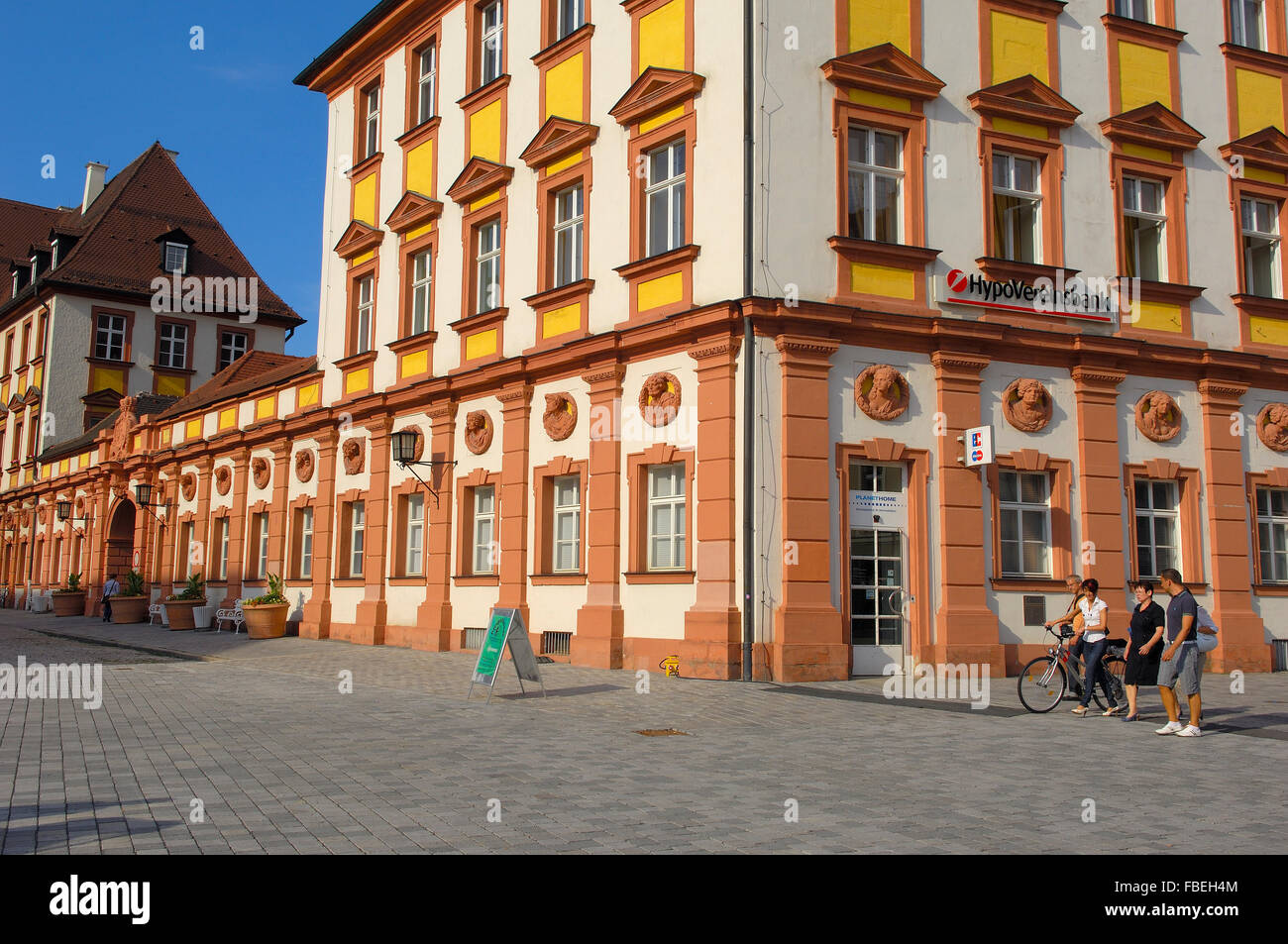 Bayreuth, Altes Schloss, Old Castle, Maximilian street, Upper Franconia ...
