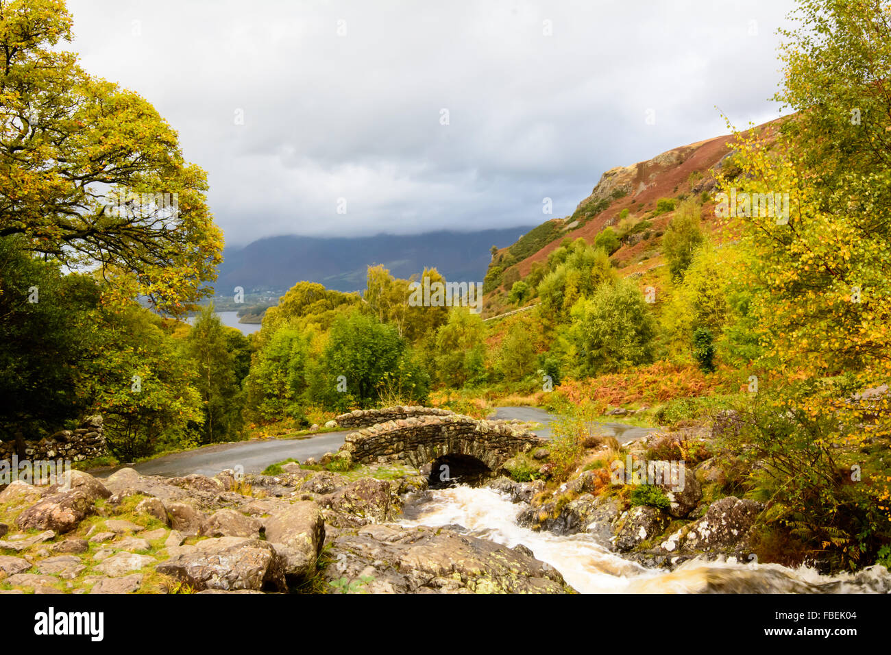 Ashness Bridge in the Lake District Stock Photo - Alamy