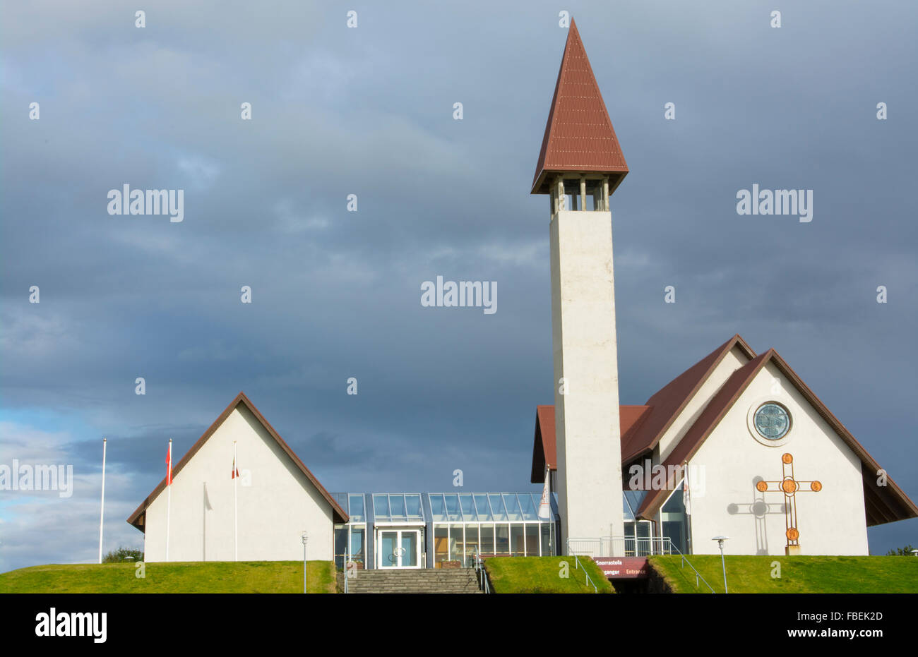 Iceland Snorrastofa Church in Reykholt museum and Church in West ...