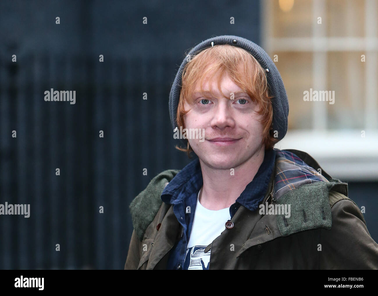 Rupert Grint arrives at Downing Street for the Starlight's Christmas ...