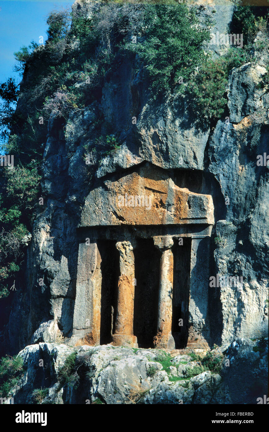 Fethiye telmessos tomb hi-res stock photography and images - Alamy