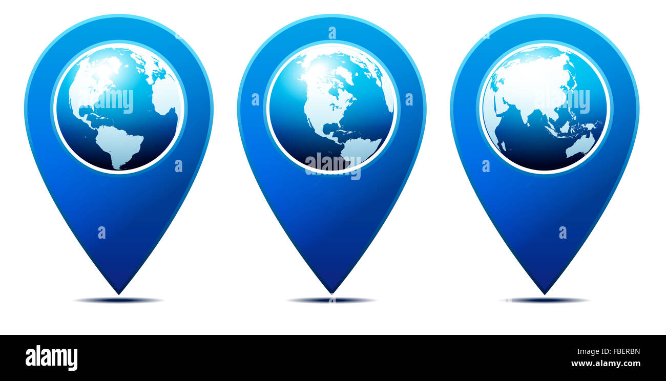 Globe global map maps icon world earth technology hi-res stock ...