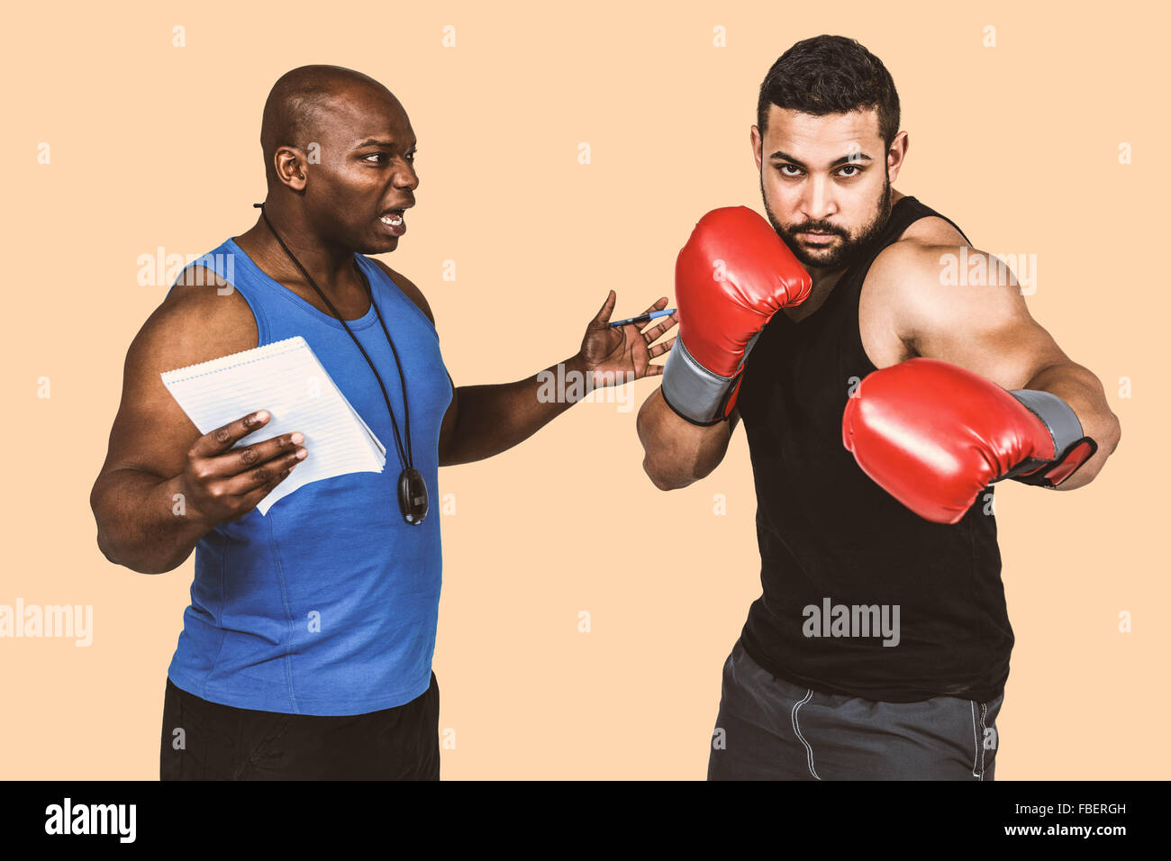 Boxing coach hi-res stock photography and images - Alamy