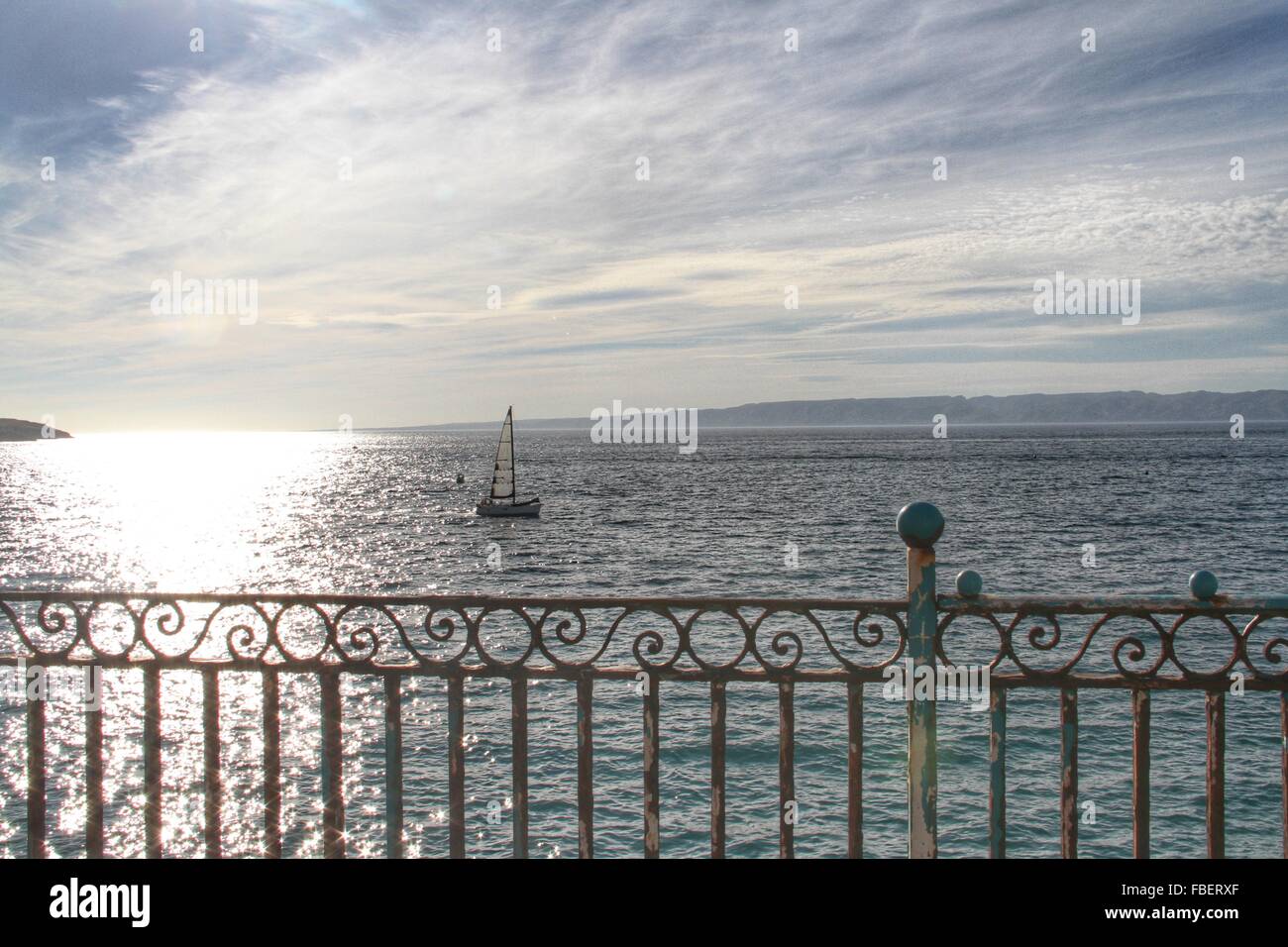 Sea In Sunlight Stock Photo - Alamy