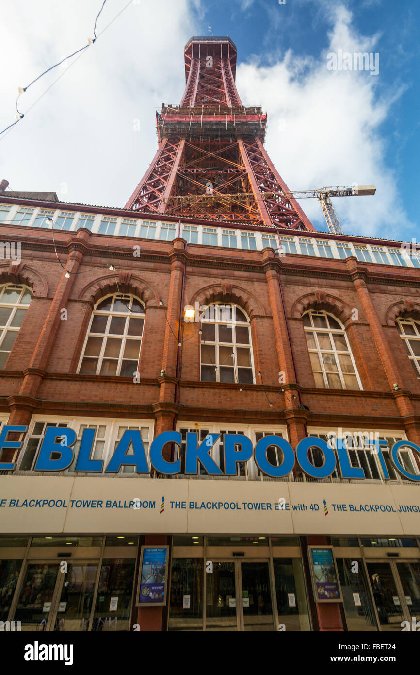view of Blackpool tower Stock Photo - Alamy