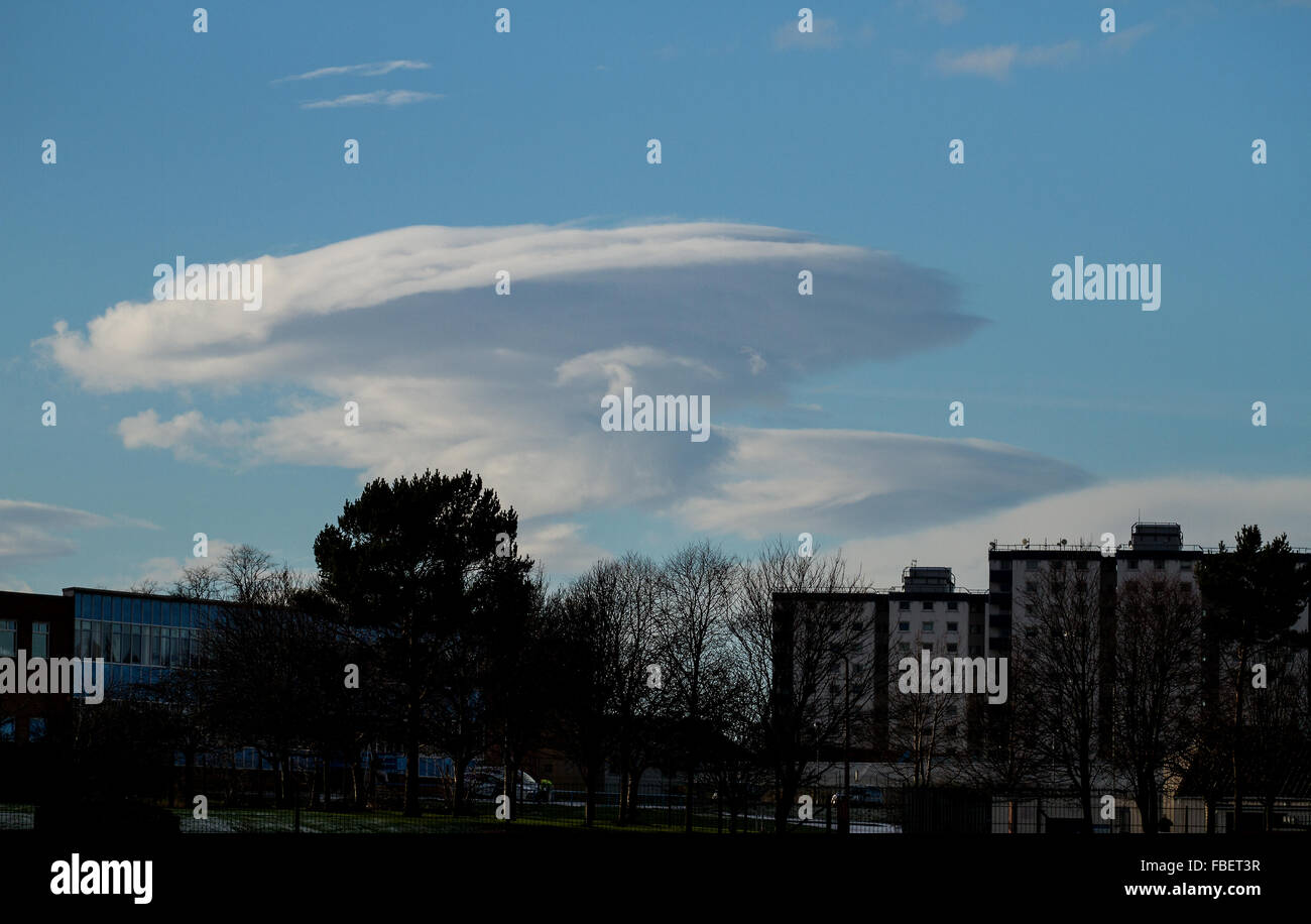 Dundee, Tayside, Scotland, UK, January 15th 2016. UK Weather: Large ...