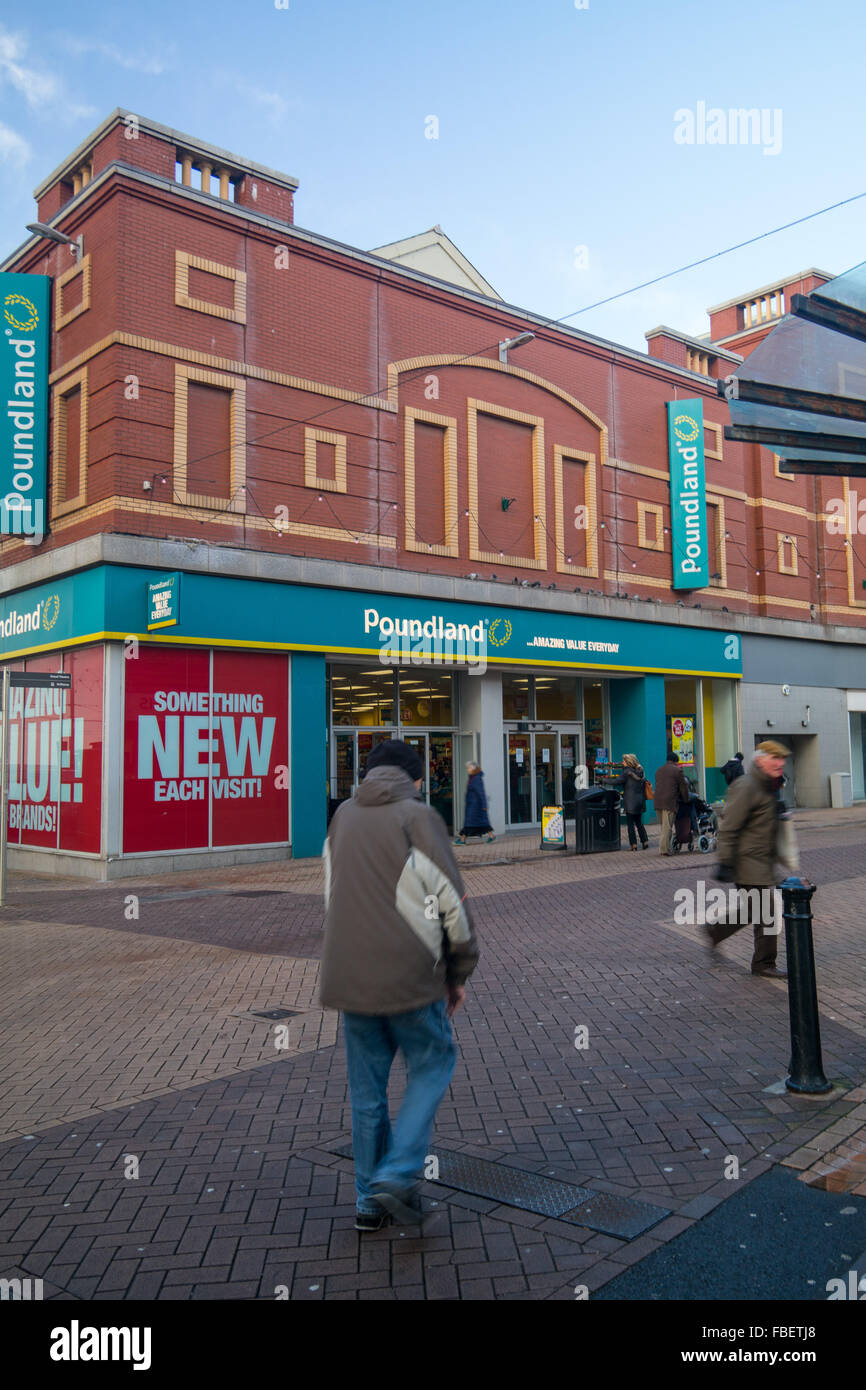 Blackpool shopping centre in hi-res stock photography and images - Alamy