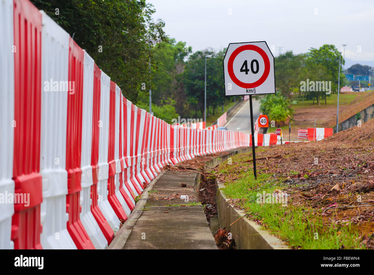 Road block barrier board hi-res stock photography and images - Alamy