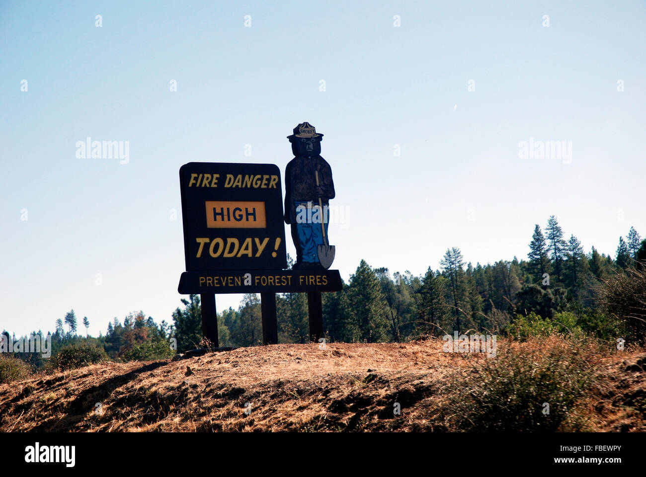 High forest fire risk hi-res stock photography and images - Alamy