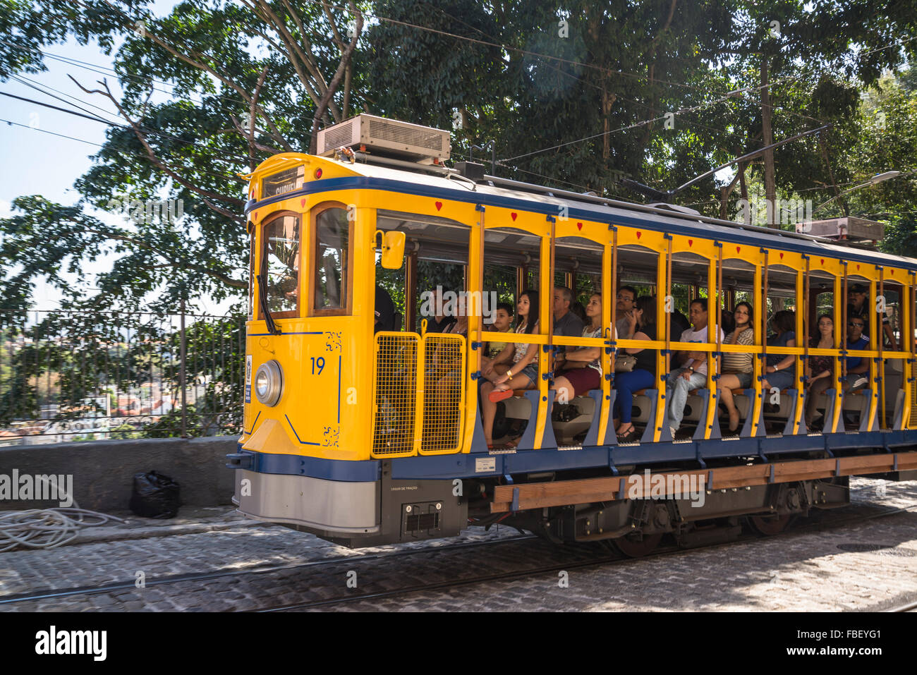 Tram, Santa Teresa, Rio de Janeiro, Brazil Stock Photo - Alamy