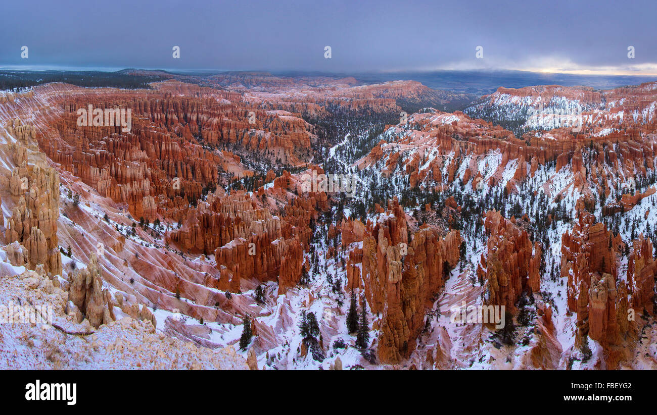Winter in Bryce Canyon Stock Photo - Alamy