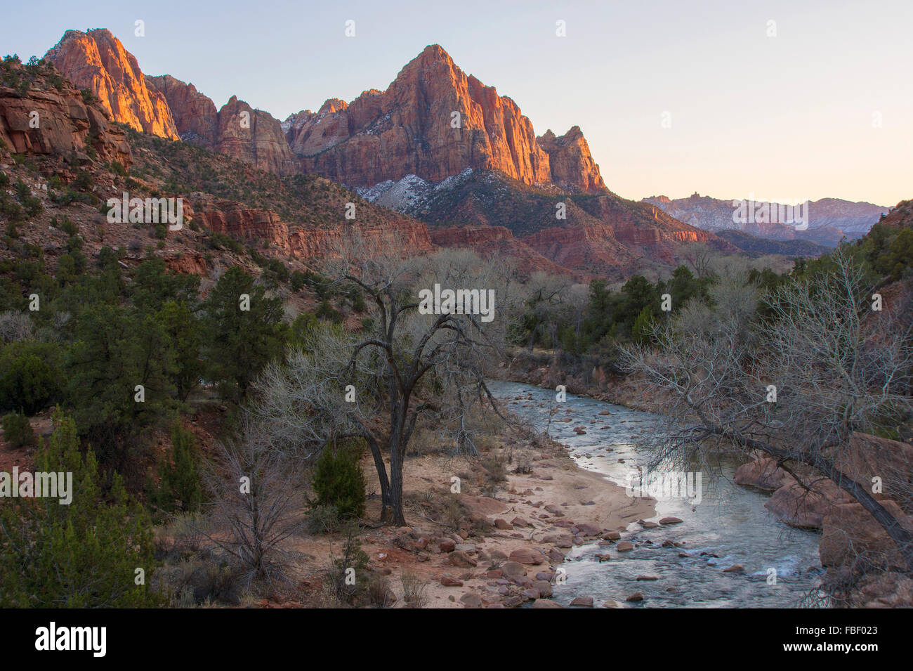 The Watchman, Zion National Park, Utah Stock Photo - Alamy