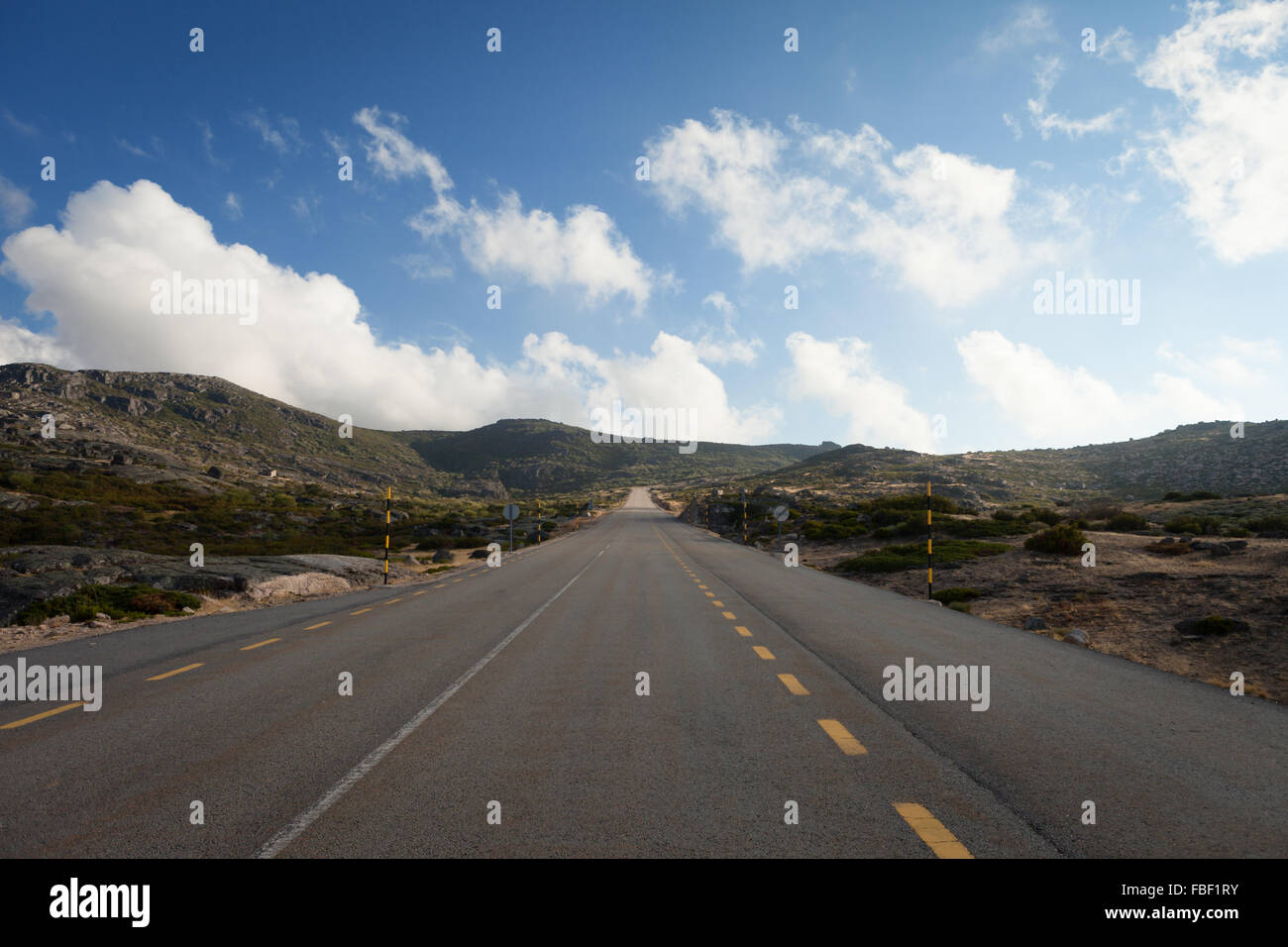 Empty road in the mountains hi-res stock photography and images - Alamy