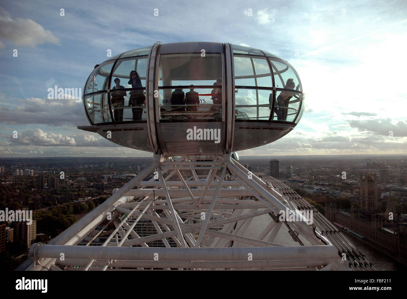 London Eye pod Stock Photo - Alamy