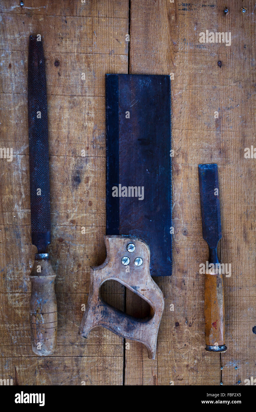 Old chisel hi-res stock photography and images - Alamy
