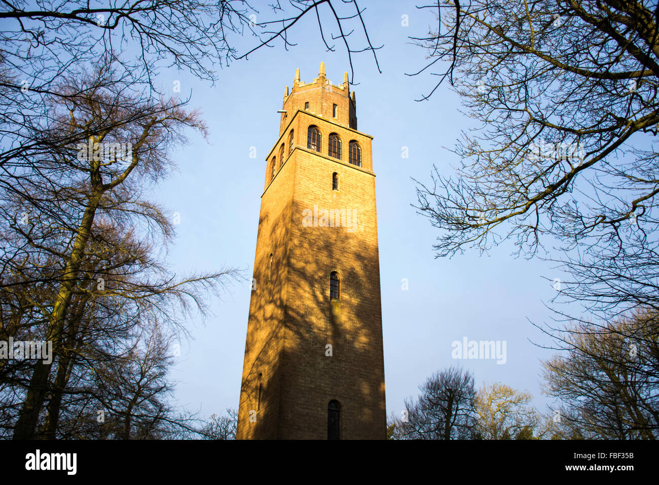 Faringdon Folly Tower Stock Photo - Alamy