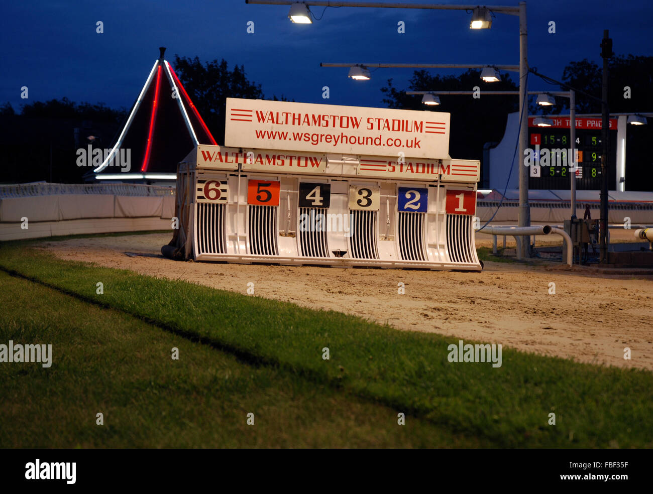 Greyhound racing track stadium hi-res stock photography and images - Alamy