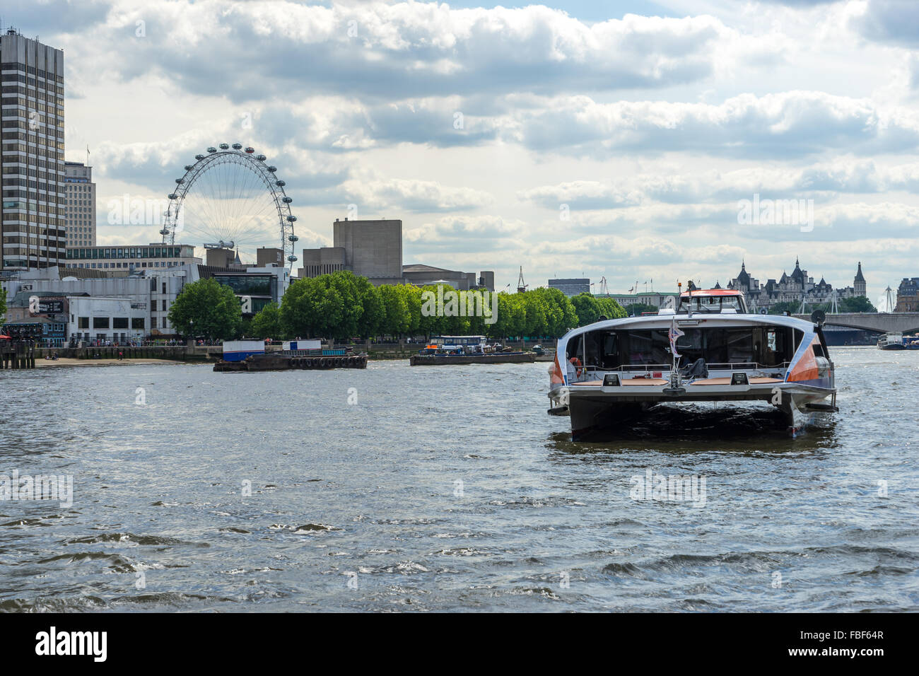 Riverbus on the River Thames Stock Photo - Alamy