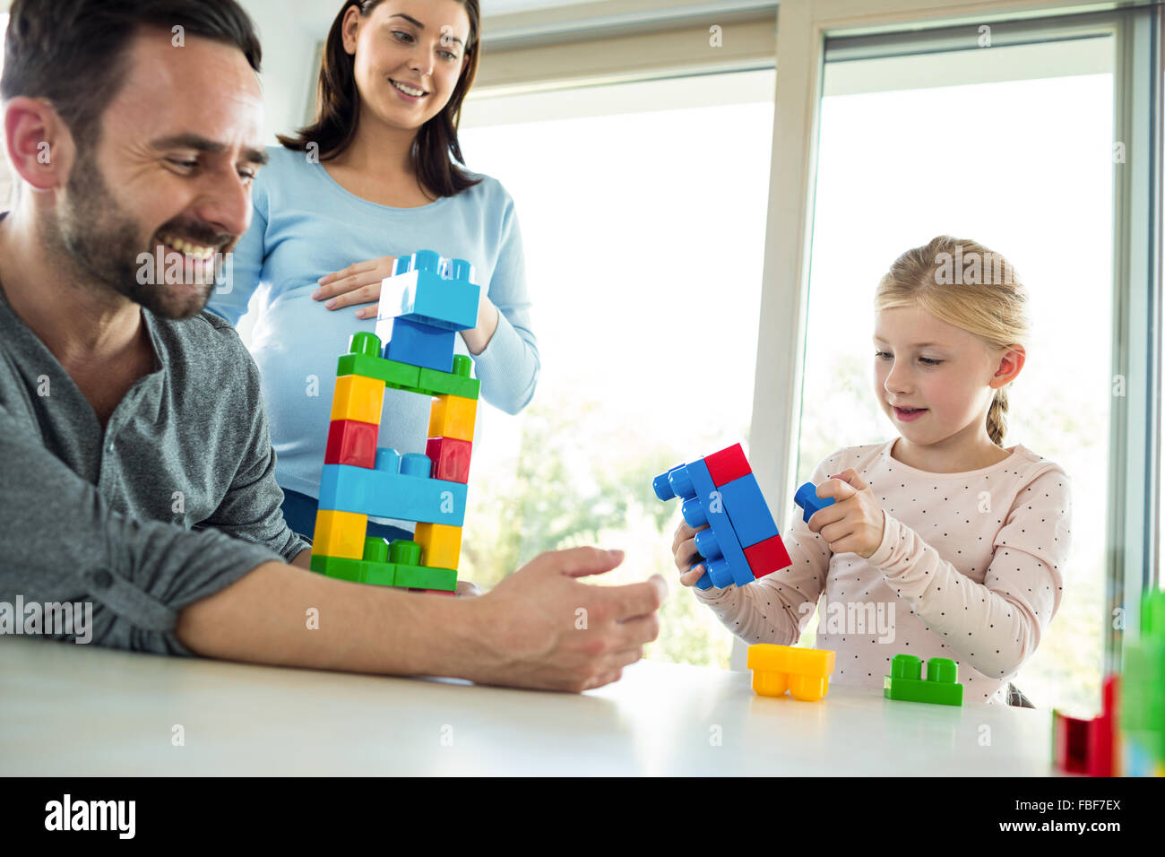 Family building blocks hi-res stock photography and images - Alamy