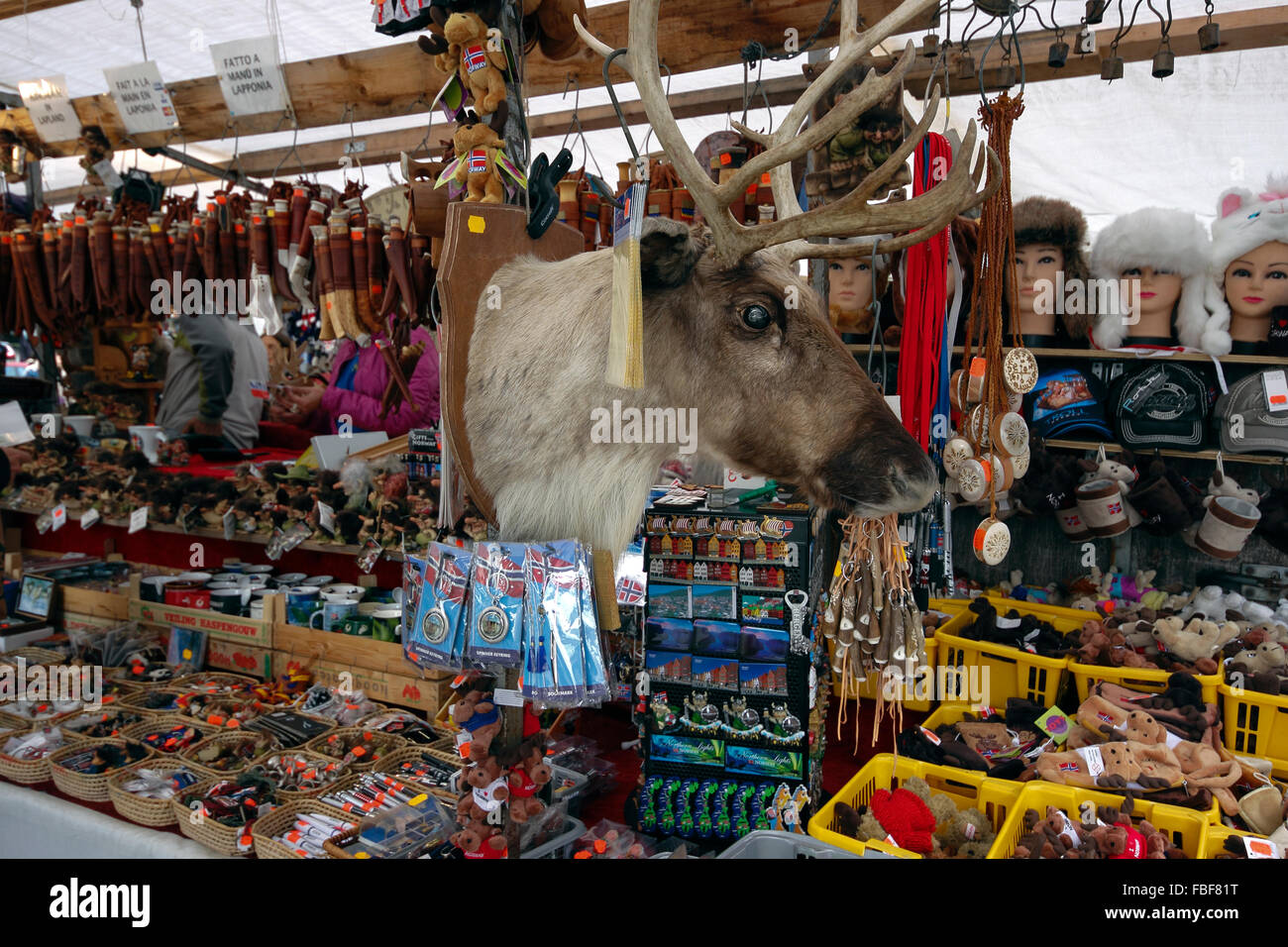 Souvenir stall Bergen, Norway, Scandinavia, Europe Stock Photo - Alamy