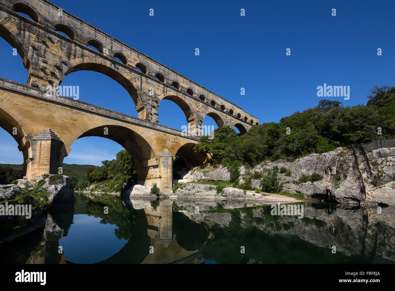 Roman Aqueduct River Bridge High Resolution Stock Photography and ...
