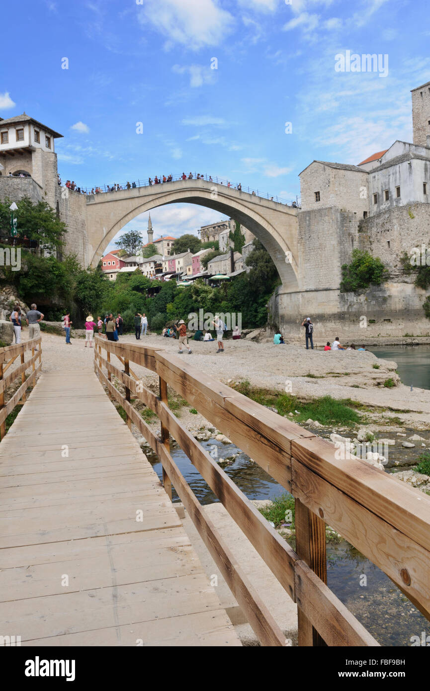 The new Mostar bridge in Bosnia Stock Photo - Alamy