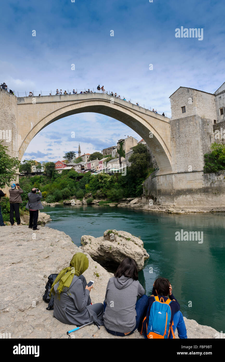 The new Mostar bridge in Bosnia Stock Photo - Alamy
