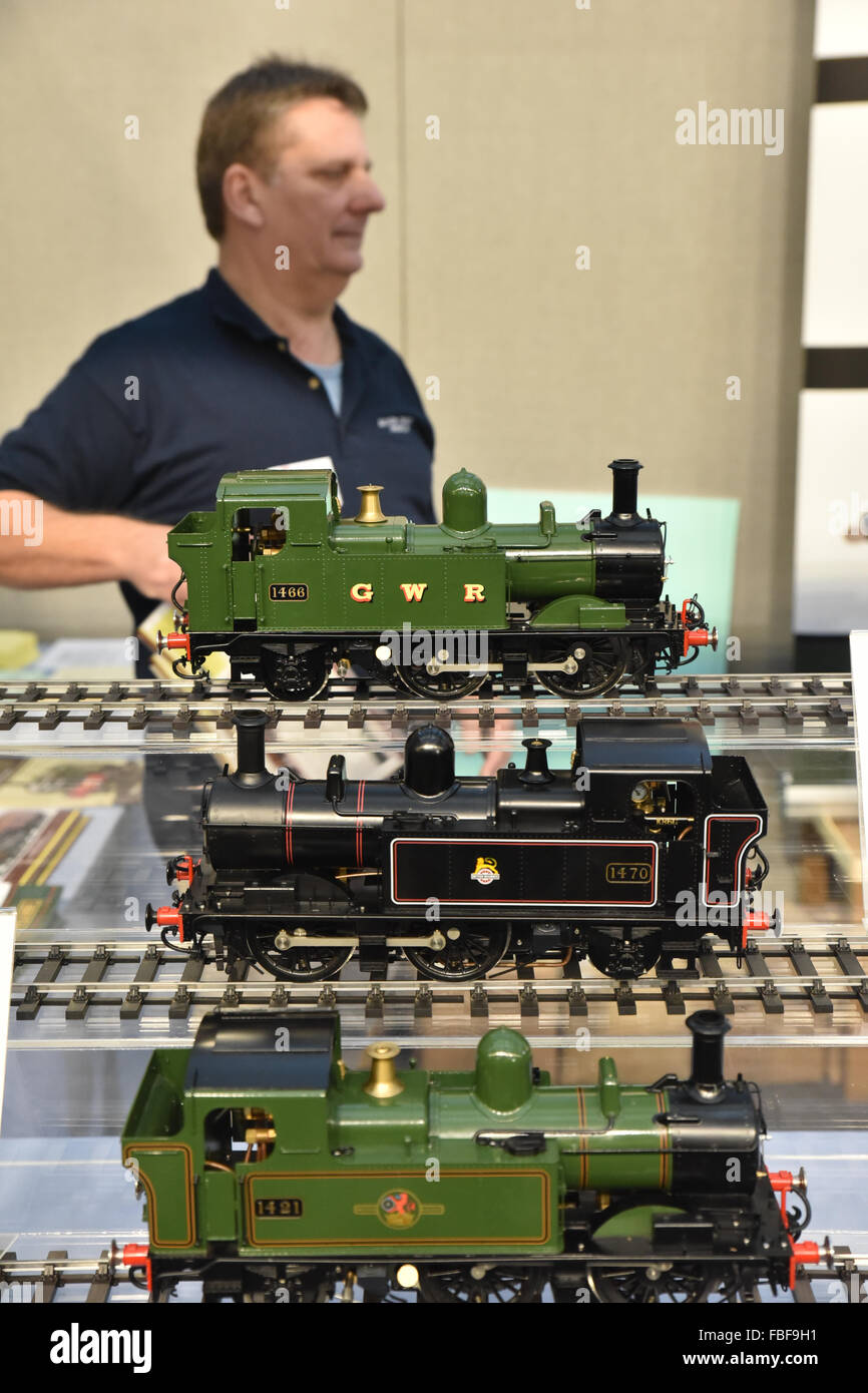 London, UK. 15th January 2016. Model Engineering Exhibition at ...