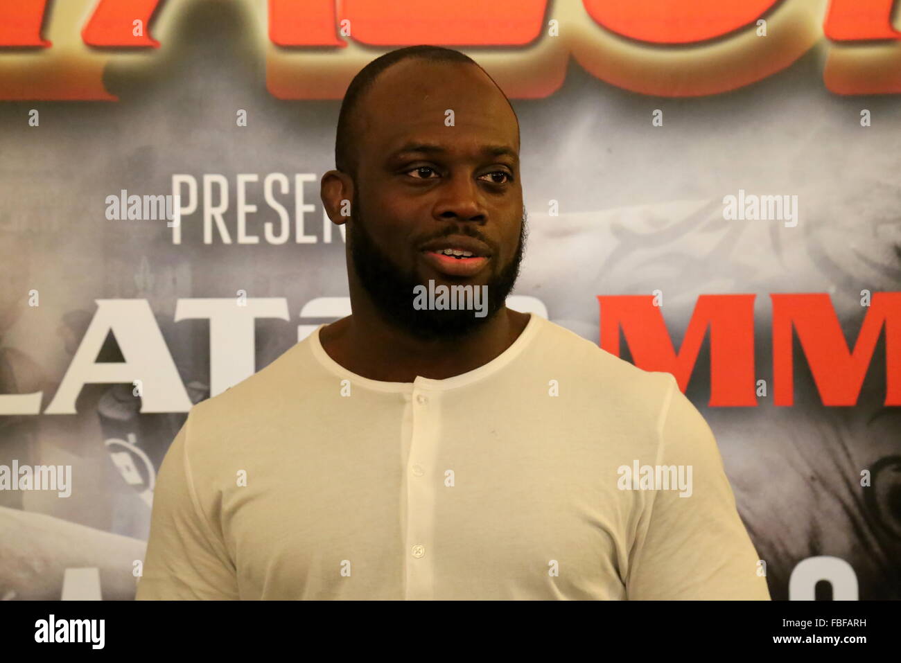 Torino, Italy. 15th Jan, 2016. Melvin Manhoef at the "Oktagon ...