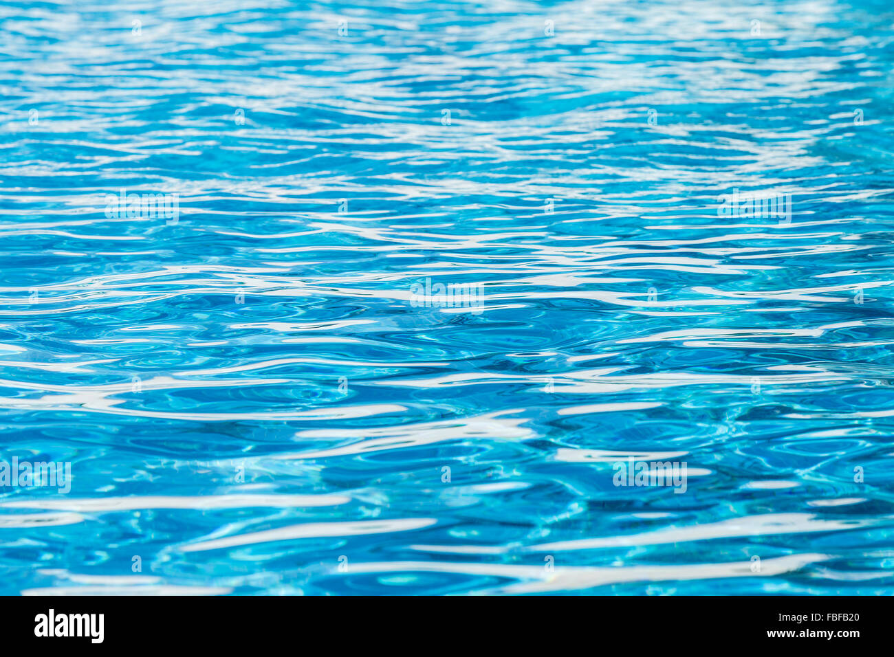 Ripples on the water in the swimming pool Stock Photo - Alamy