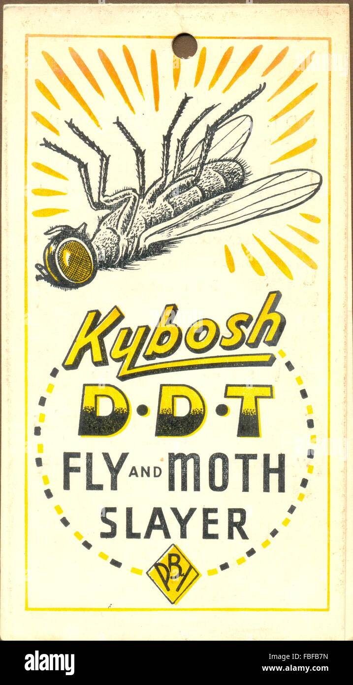 Kybosh Activated fly card produced by Pan Britannica Industries Stock ...