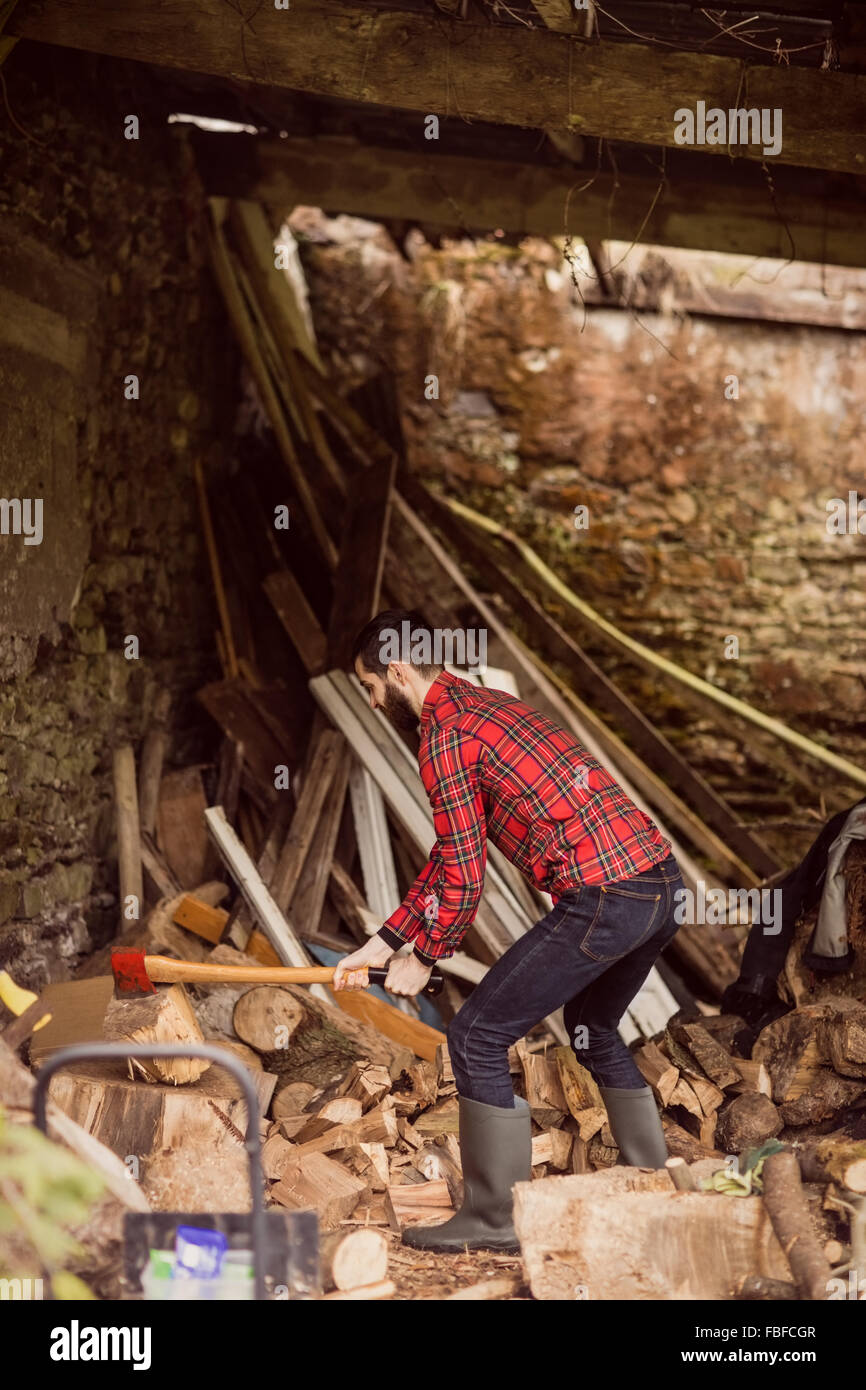 Chopping wood hi-res stock photography and images - Alamy