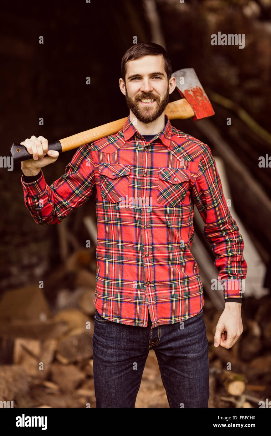 Man beard axe hi-res stock photography and images - Alamy