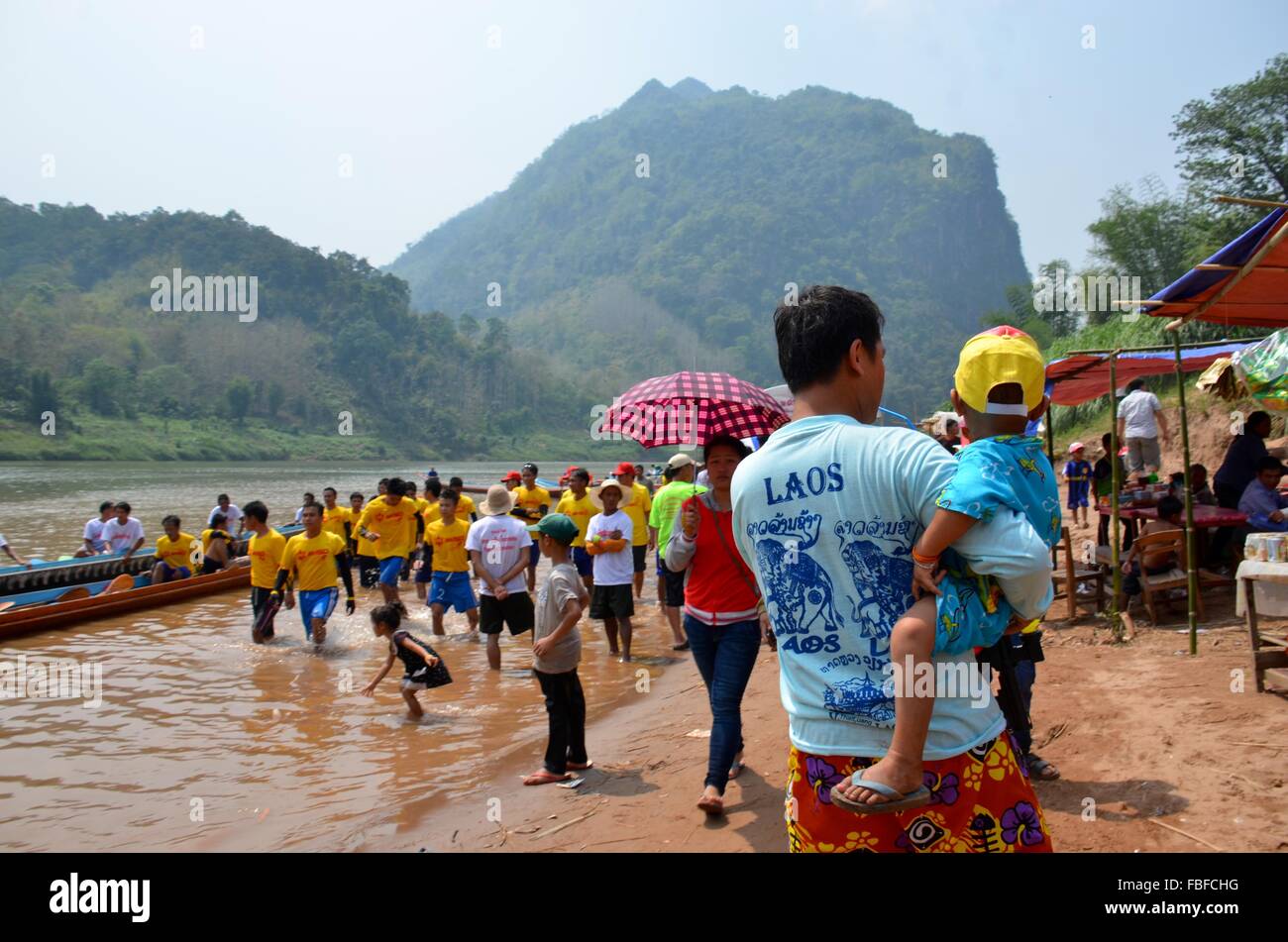 Laos boat race hi-res stock photography and images - Alamy